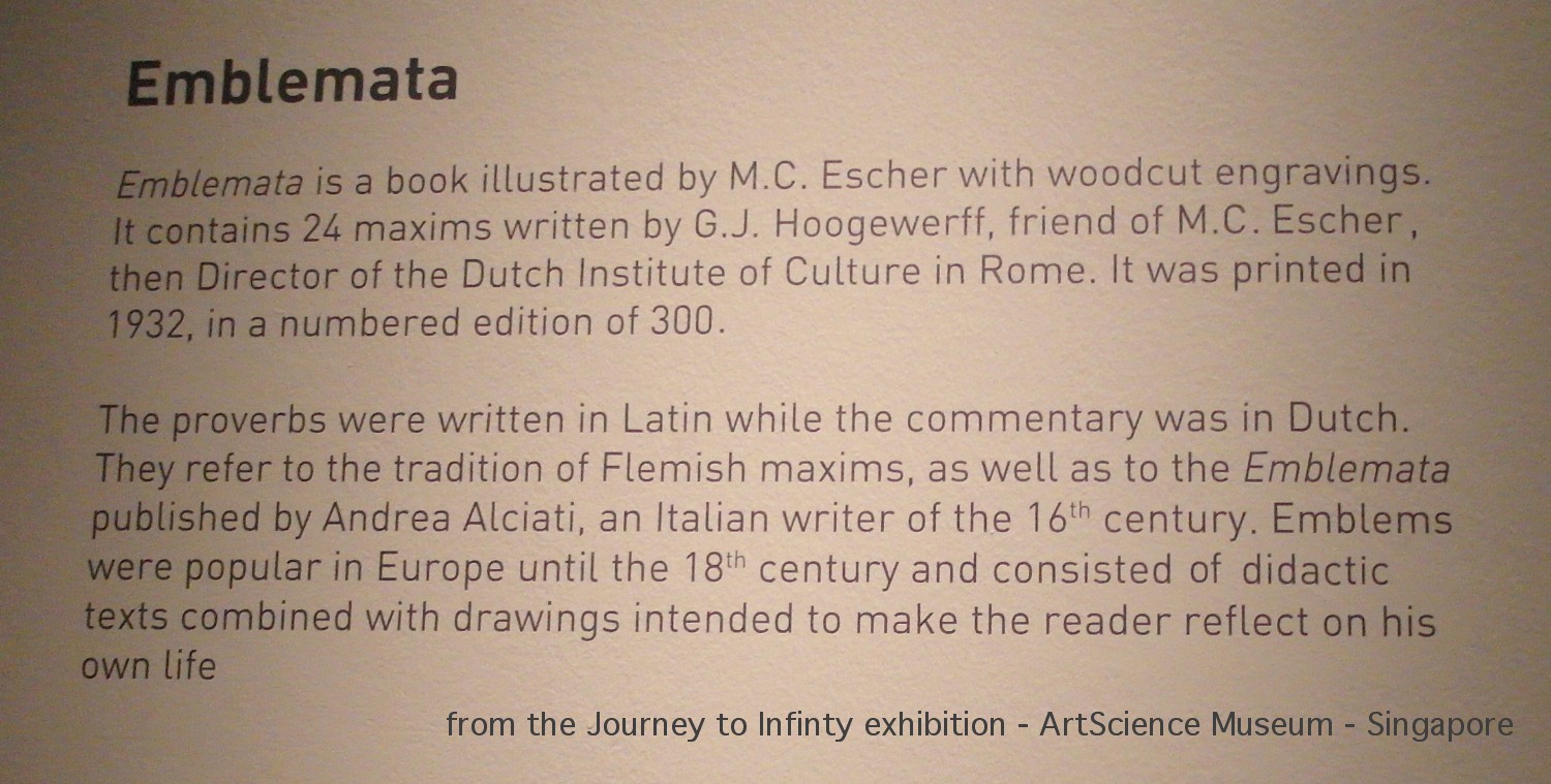 Emblemata, selections – a celebration of MC Escher @ Singapore’s ...