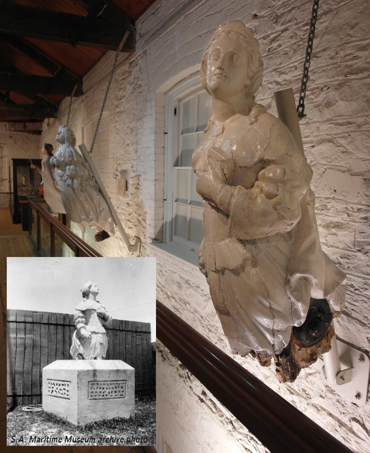 Ocean Figurante – Figurehead of the Hannah Nicholson – S.A. Maritime ...
