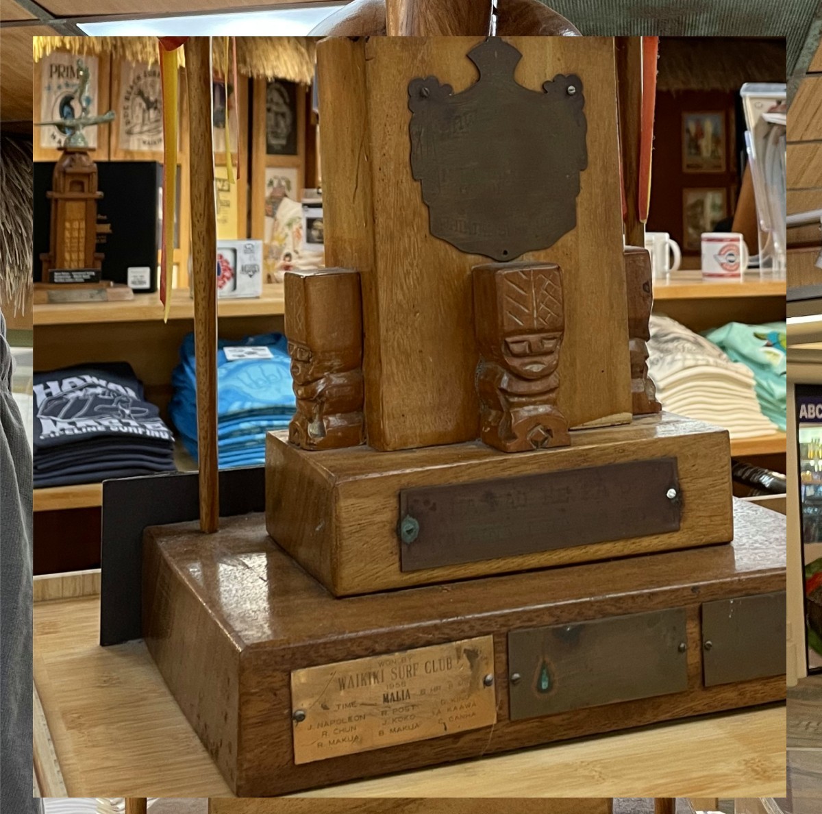 Molokai-Oahu Canoe Race Trophy – Malibu Shirts Store, Duke’s, Waikiki ...